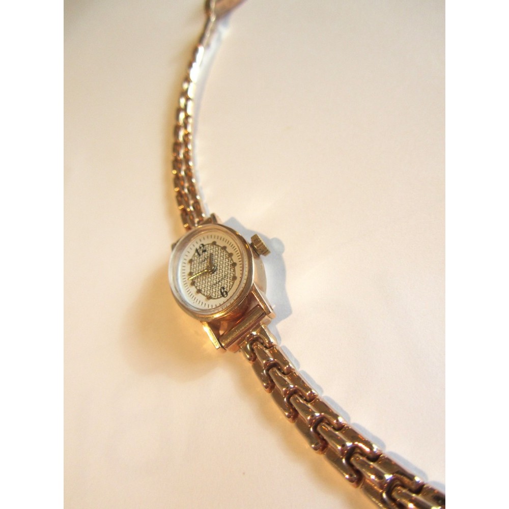 Vand ceas de dama AUR MASIV Ceaika, aur rusesc, 14k, marcat 585, 16.41 ...