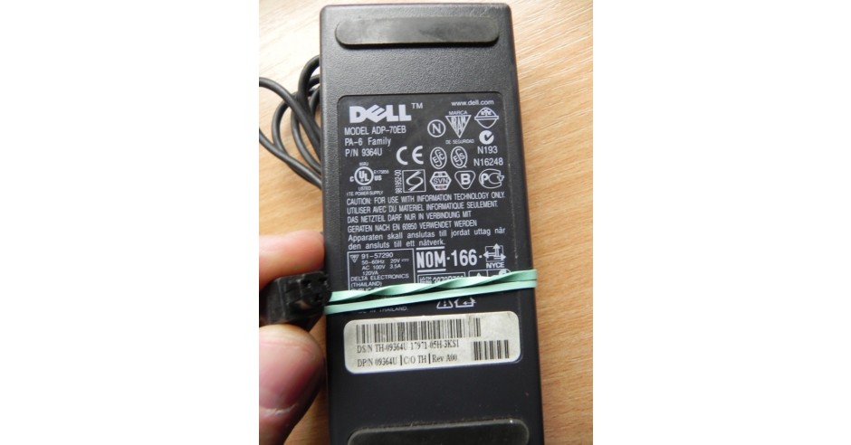 70.Incarcator Laptop DELL PA6 PA-6 PA2 PA-2 Family 20V 3.5A ORIGINAL ...