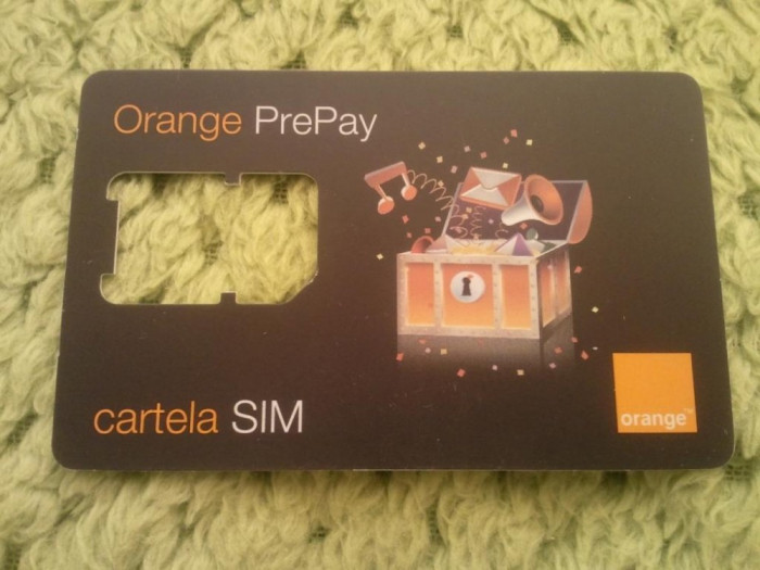 Cartela telefonica Orange prepay sim, fara sim, 1 ron | Okazii.ro