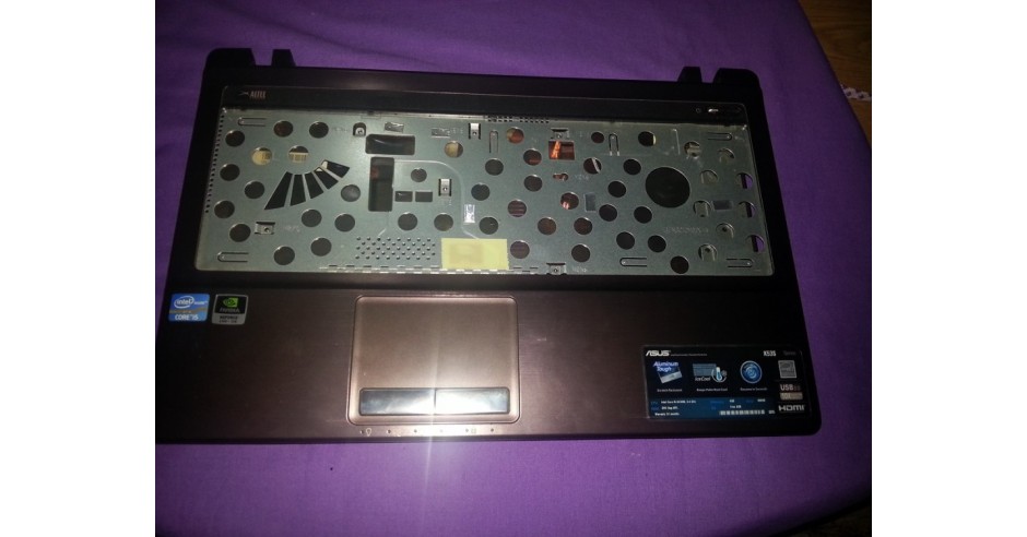 Carcasa laptop / notebook bottom + palmrest + touchpad - ASUS K53S K53 ...