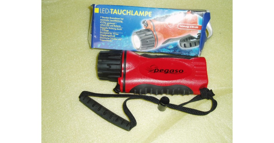 Lanterna Scuba diving 3W Led Xenon Pegaso-Lanterna scufundari-Lanterna ...