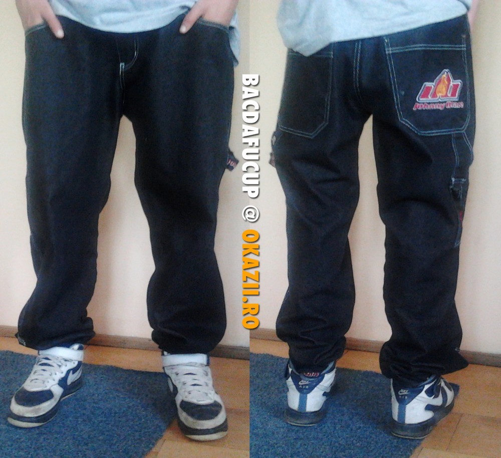 Blugi/ pantaloni largi/ Hip Hop/ Rap/ Rapper Johnny Blaze NOI - Blugi ...