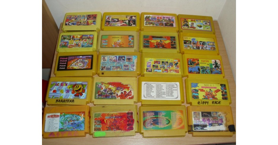 Pachet 20 jocuri casete terminator, dischete galbene - clona nintendo ...