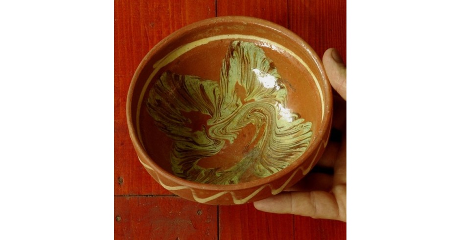 arta populara romaneasca - Blid / Strachina / Farfurie realizata din ...