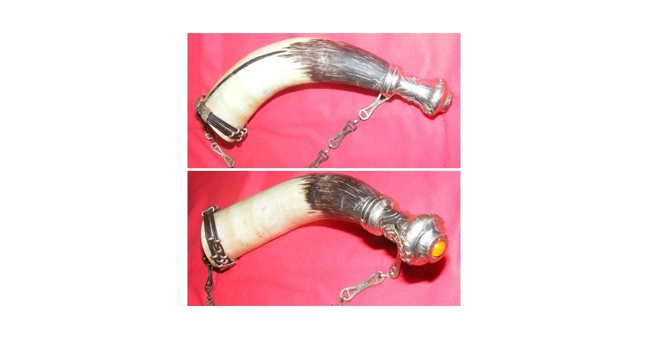 Corn De Vanatoare,ORIGINAL, Accesorii vanatoare / Trofee,de COLECTIE ...