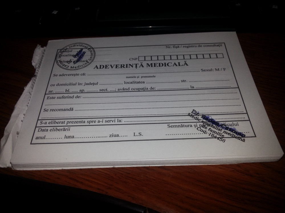 Vand tipizate medicale scutiri - Okazii