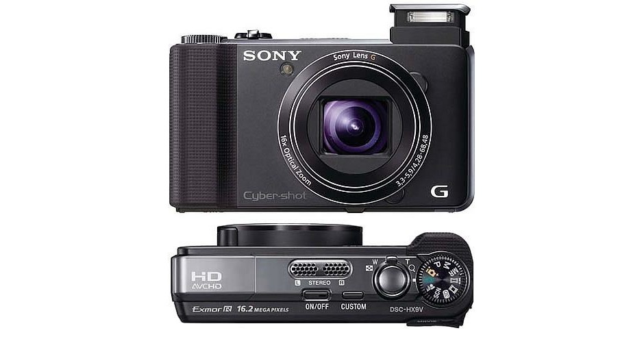 SONY DSC HX-9V BIONZ 16.2MP Superangular cu zoom 16X, FULL HD FILM 50p ...