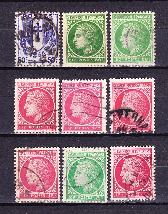 Timbre FRANTA 1945 = CERES (MAZELIN) | arhiva Okazii.ro