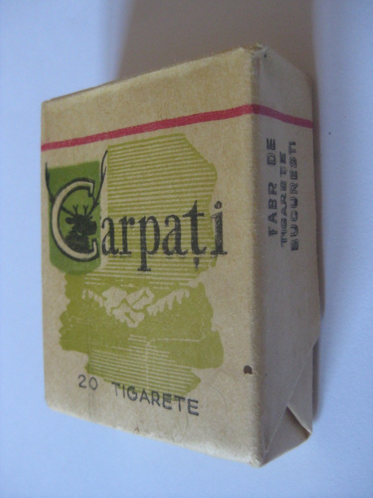 PACHET SIGILAT COLECTIE TIGARI CARPATI FARA FILTRU DE BUCURESTI DIN ...