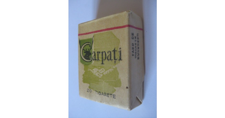 PACHET SIGILAT COLECTIE TIGARI CARPATI FARA FILTRU DE BUCURESTI DIN ...