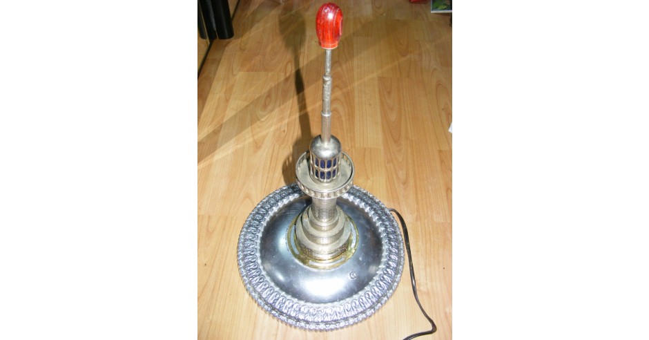 FAR MARITIM,VECHI FAR MARINARESC -electrificat: BRONZ/ALAMA CROMAT -50 ...