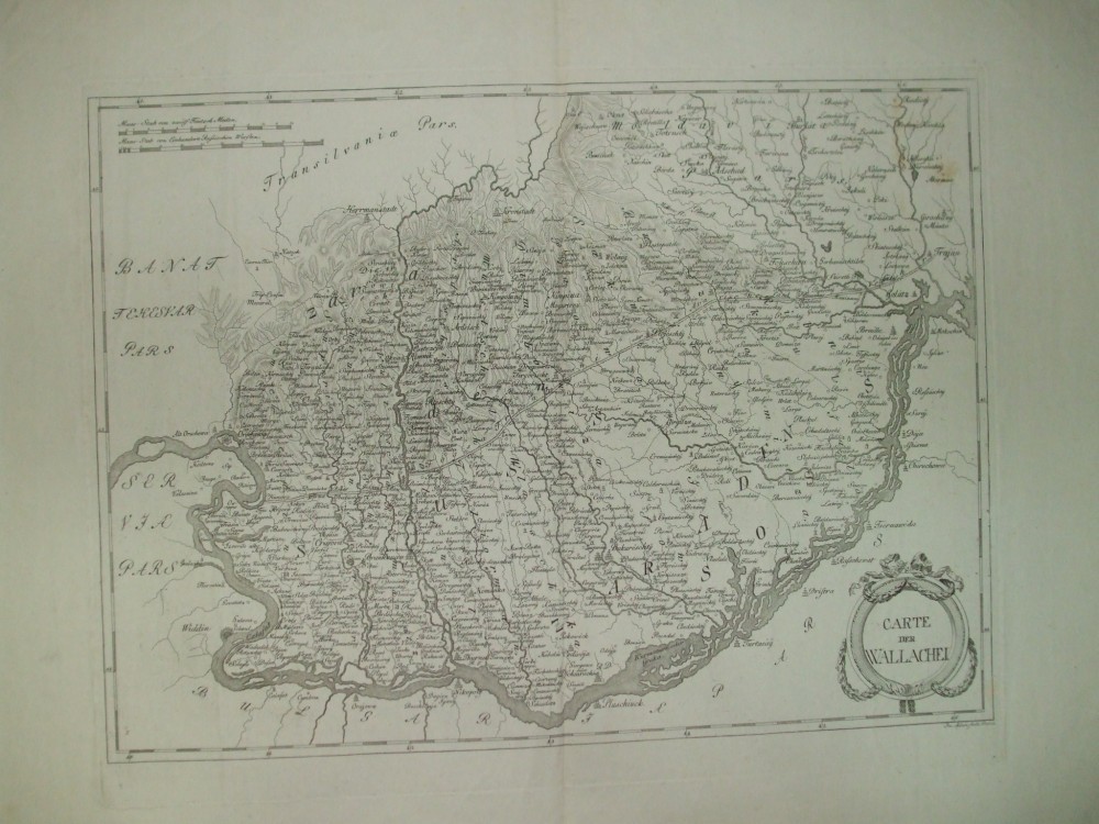 Harta Valahia Carte der Walachey F. Sulzer Viena 1781 009 | arhiva ...