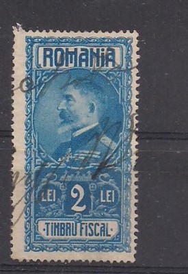No(9)timbre-Romania - Timbru fiscal- Ferdinand-2 LEI | Okazii.ro