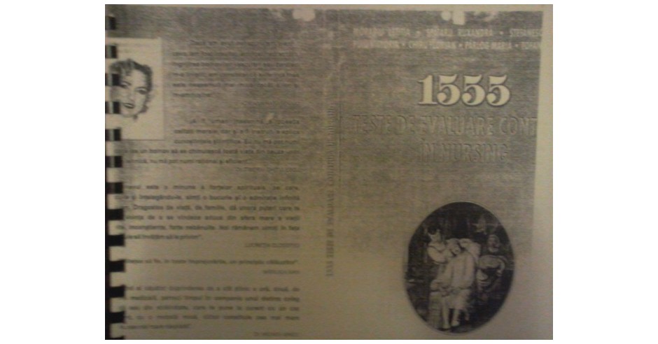 1555 teste de evaluare continua in nursing 2002 -Morariu Letitia ...