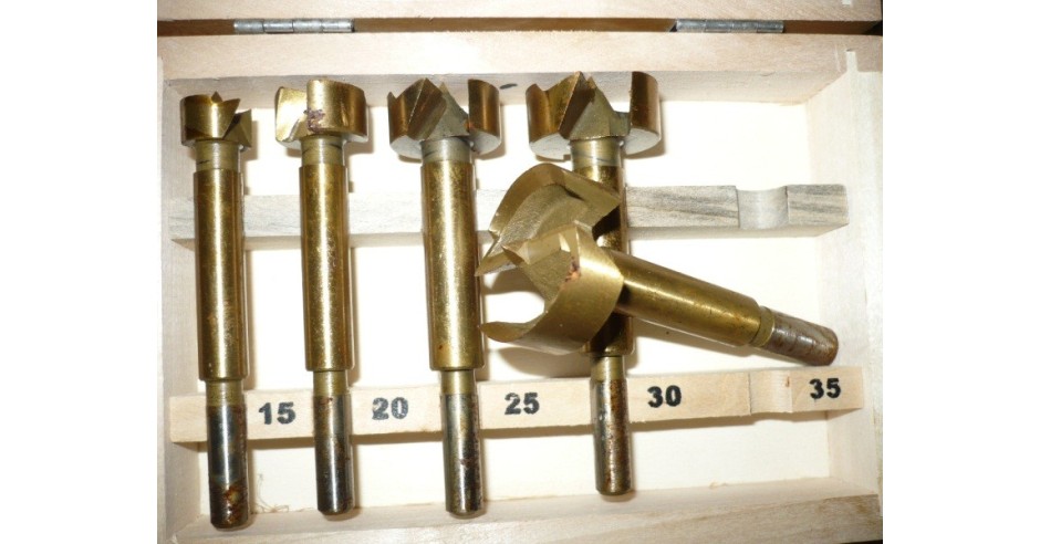 trusa set freze freza lemn balamale mobila 15mm 20mm 25 mm 30mm 35mm ...