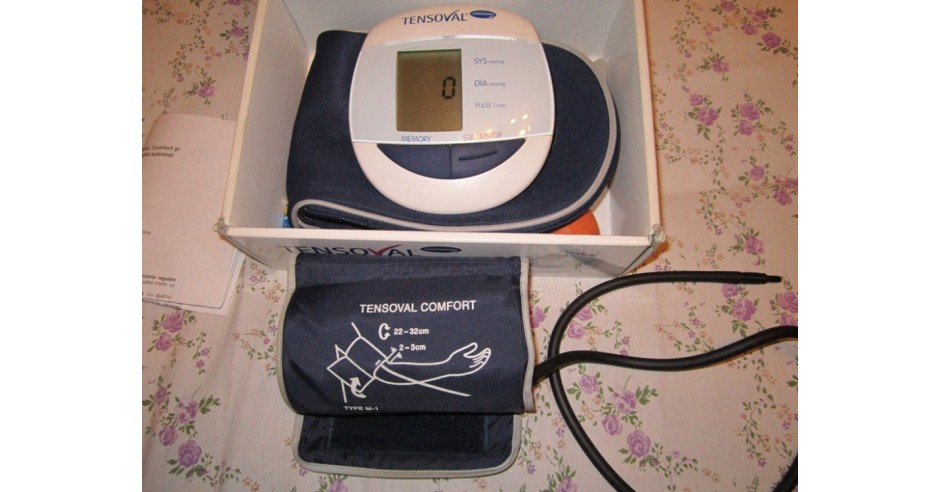 Aparat masurat tensiunea ,Tensiometru marca TENSOVAL COMFORT (Cu defect ...