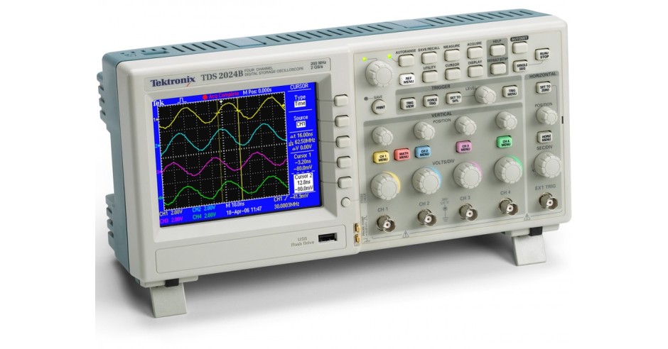 Osciloscop digital 4 canale Tektronix TDS2024B 200MHz Digital Storage ...