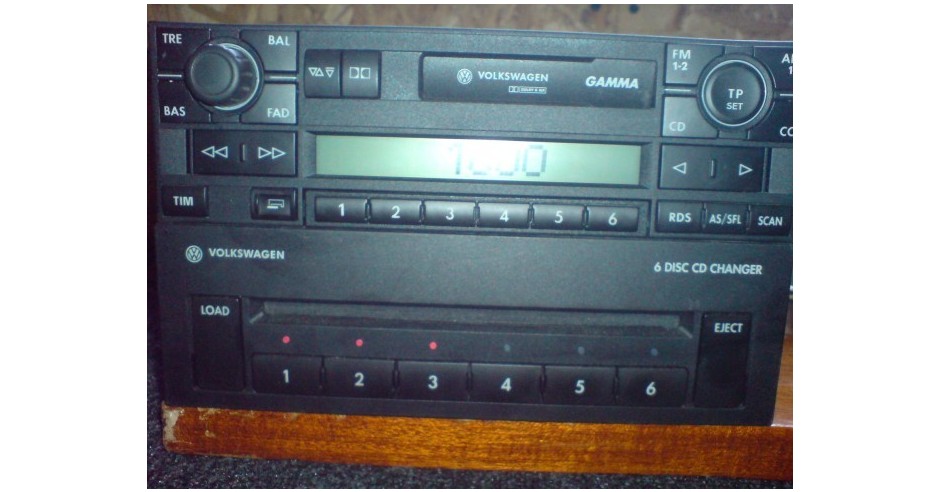 casetofon VW GAMMA si magazie cd player VW 6 disc change..2DIN ...