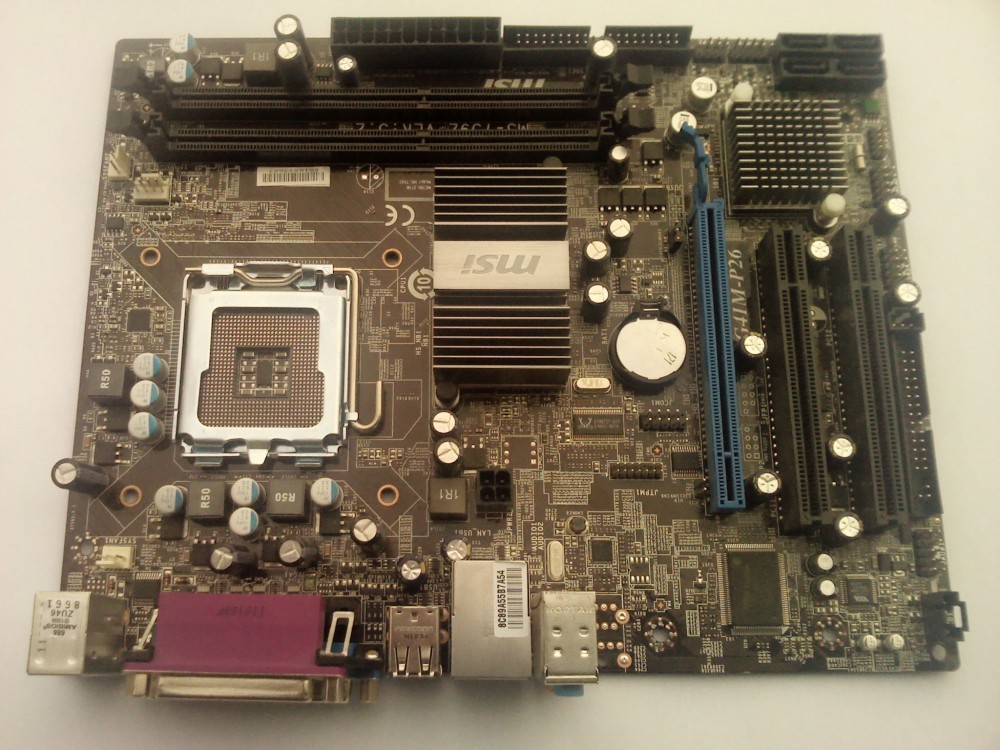 PLACA DE BAZA PC - MSi G41M-P26 (MS-7592 v5.2) - socket 775, suporta ...