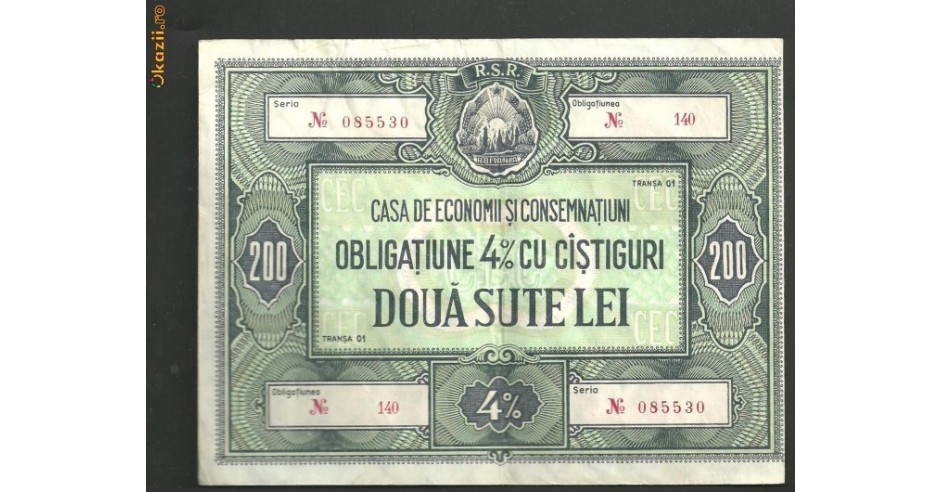 obligatiuni cec 200 lei | arhiva Okazii.ro