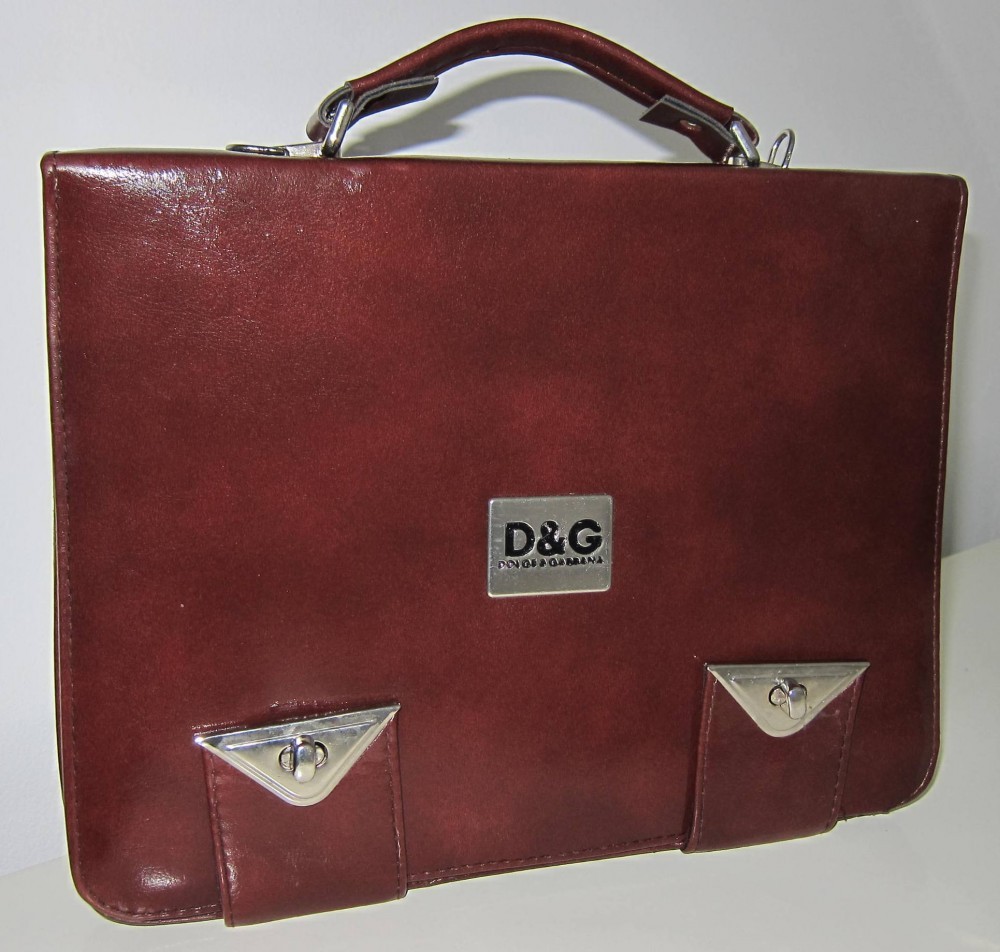 Geanta vintage Dolce & Gabbana, replica, grena, piele ecologica, stare ...