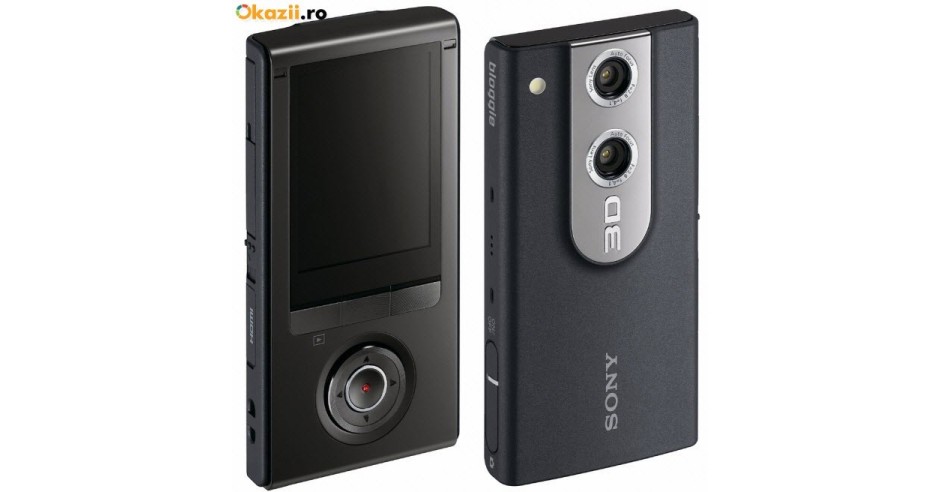 CAMERA VIDEO 3D SONY BLOGGIE MHS-FS3 3D FULL HD | arhiva Okazii.ro