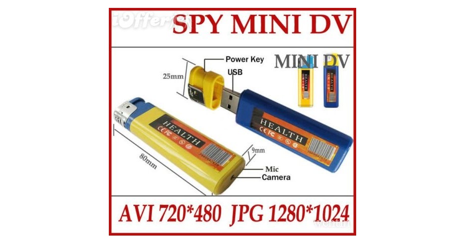 Bricheta Camera Spion Spionaj Foto Video Reportofon Memory Stick Web ...