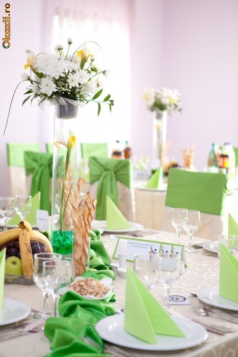 Vaze sticla transparente inalte 60cm - decoratiuni nunta | arhiva Okazii.ro