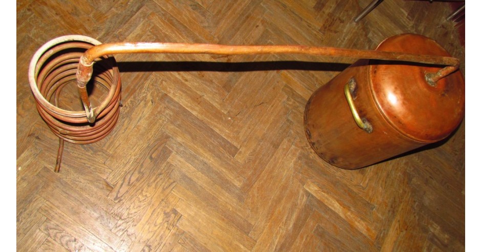 Vand cazan de tuica 40L din cupru cazan tuica 40 litri cazan pentru ...