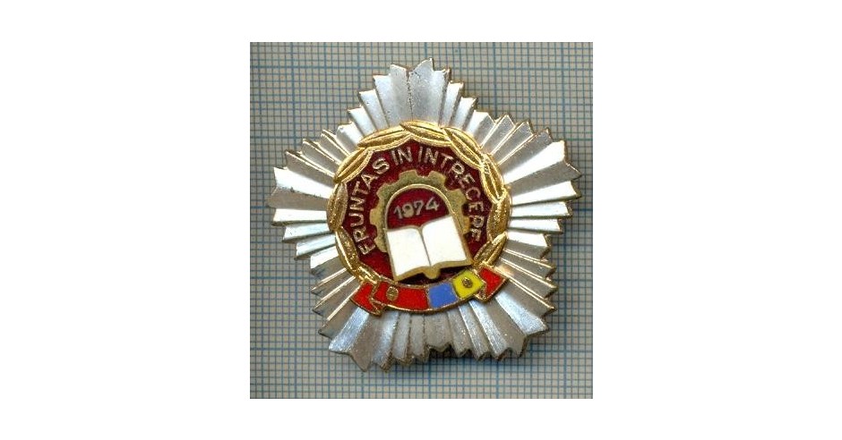 763 INSIGNA - FRUNTAS IN INTRECERE 1974 (fruntas in intrecerea ...