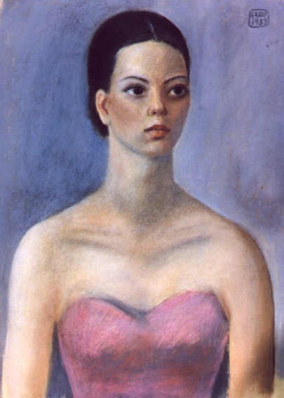 pastel LEDA -Gheorghe Saru pictor roman activ pina in 2003. | arhiva ...