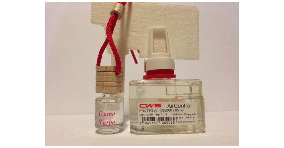 CWS FRUTTO GUMA TURBO parfum odorizant Pachet camera 85ml + auto frutto ...