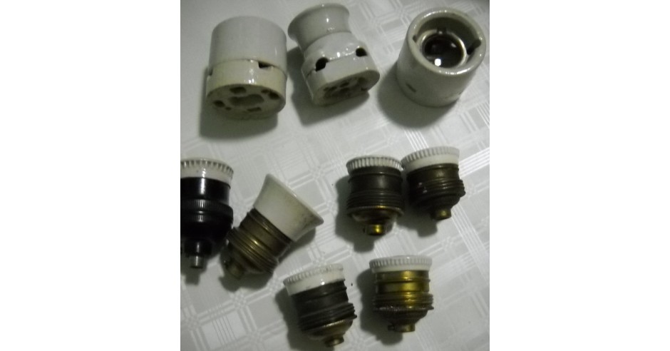 lot 9 fasung dulie fasunguri functionale vintage vechi de colectie ...