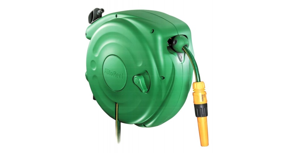 Vand furtun cu tambur retractabil gradina Hozelock Mini Auto Reel 10m ...