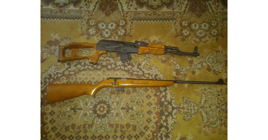 Vand Akm Sadu si carabina Cugir cal 22wmr | arhiva Okazii.ro