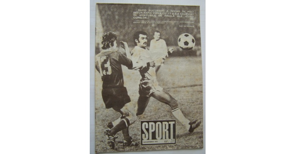 Revista SPORT nr. 21/1972 Iosif Lereter Stefan Sames Viorel Nastase ...