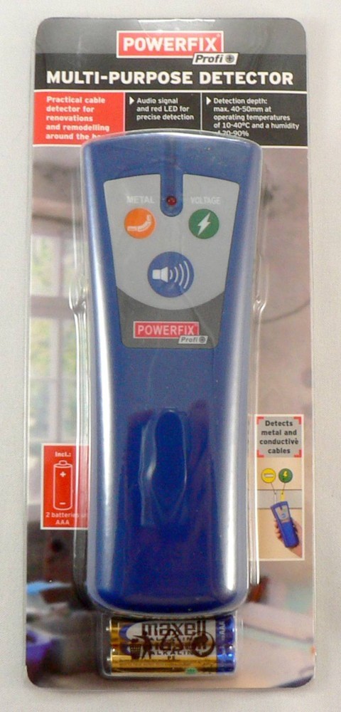 Detector pentru metale si cabluri electrice - adancimea maxima de ...