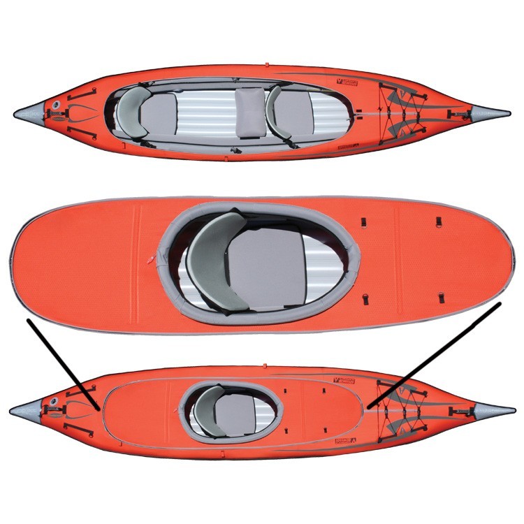Caiac Advanced Frame Convertible Kayak gonflabil | arhiva Okazii.ro