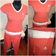 COMPLEU SPORT/CASUAL ADIDAS DAMA TRICOU SI COLANT 3 SFERTURI SUPER ...