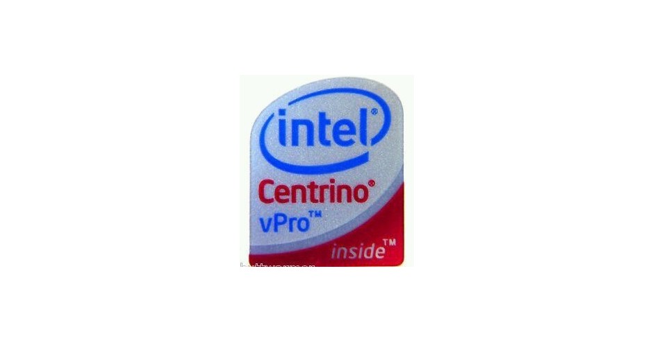 sticker insigna emblema autocolant eticheta intel centrino vPro inside ...