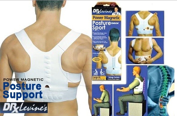 CENTURA MEDICALA cu MAGNETI pentru INDREPTAT SPATELE. SUPORT de SPATE ...