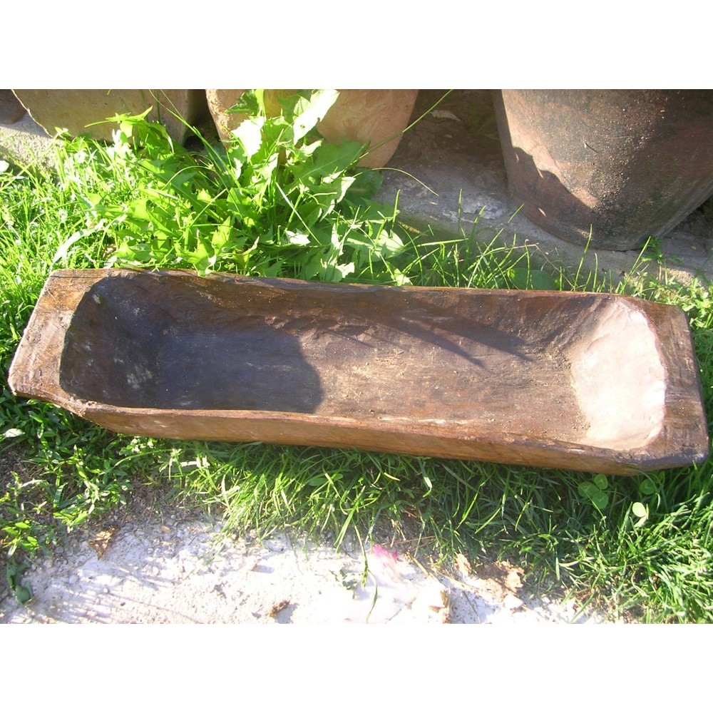 Oferta!! Copaie/troaca veche din lemn cioplit originala---piesa VECHE ...