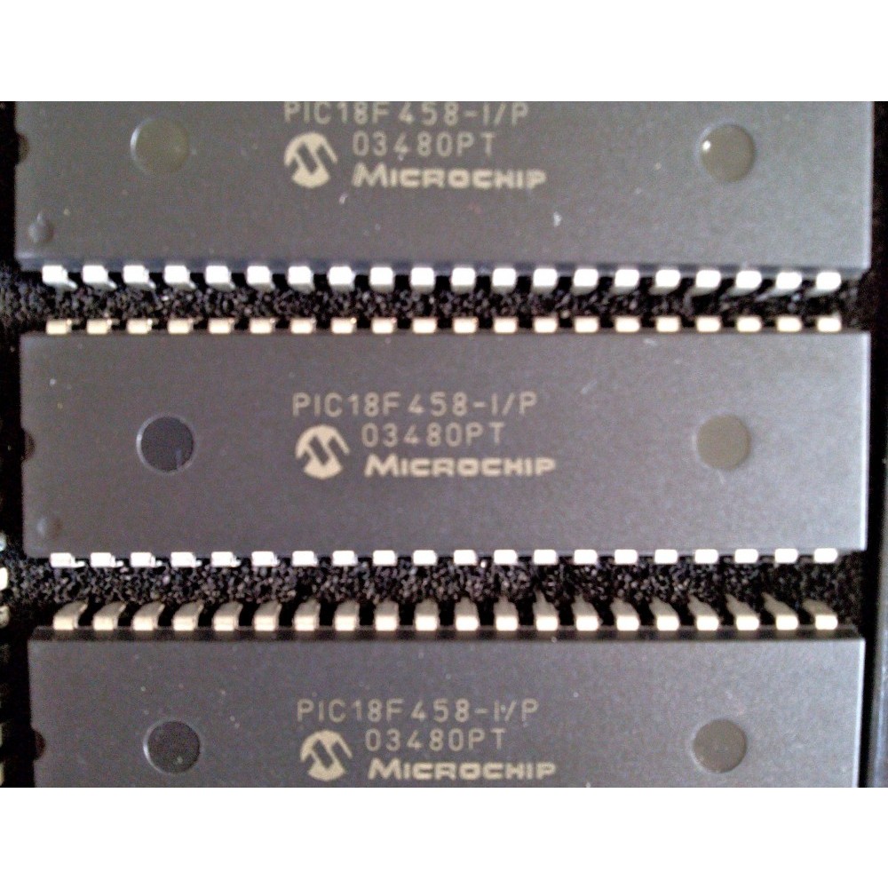 PIC18F458 -I/P, Microcontroler MICROCHIP, 8BIT FLASH MCU, CAN, DIP40, 40MHz, EEPROM:256B ...