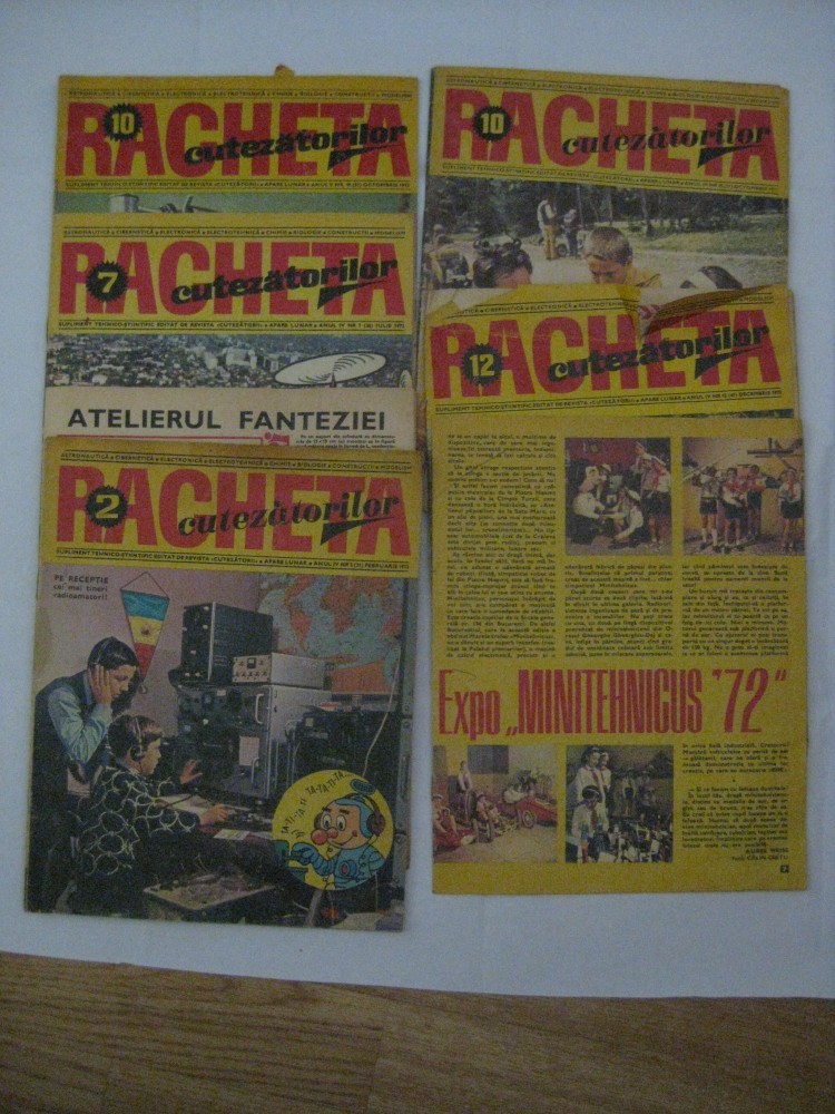 LOT REVISTE COLECTIE RACHETA CUTEZATORILOR ANII 70 | arhiva Okazii.ro