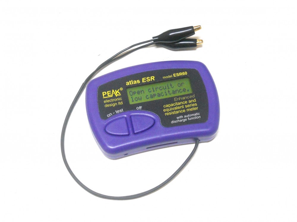 Aparat masura,capacimetru/ohmmetru digital profesional PEAK Atlas ESR60 | arhiva Okazii.ro