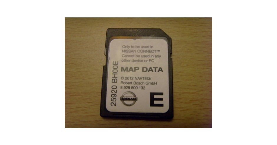 NISSAN QASHQAI, JUKE, NOTE, SD CARD NAVIGATIE ORIGINALA 2012-2013 ...