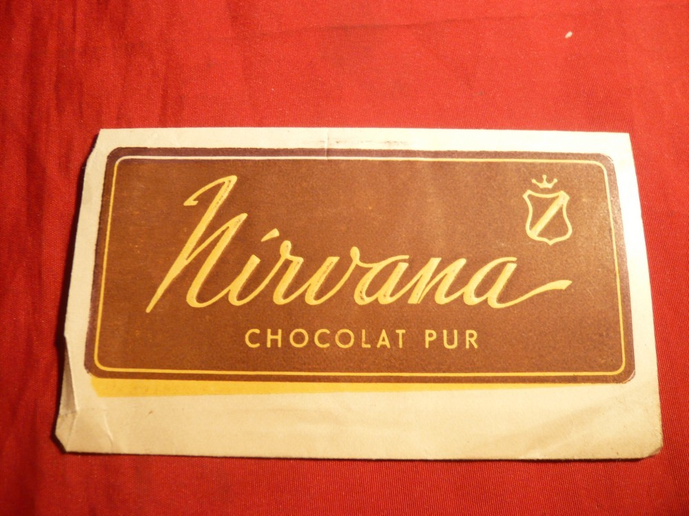 Eticheta ( ambalaj) de ciocolata interbelica, marca Nirvana | arhiva ...
