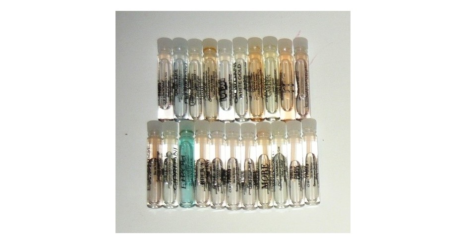 MOKAZIE - Set 21 mostre parfum Oriflame - ultimele parfumuri aparute ...