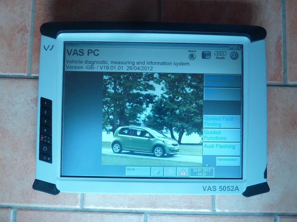 Tester VW ,VAS 5055 + VAS 5052A,reprezentata original | arhiva Okazii.ro