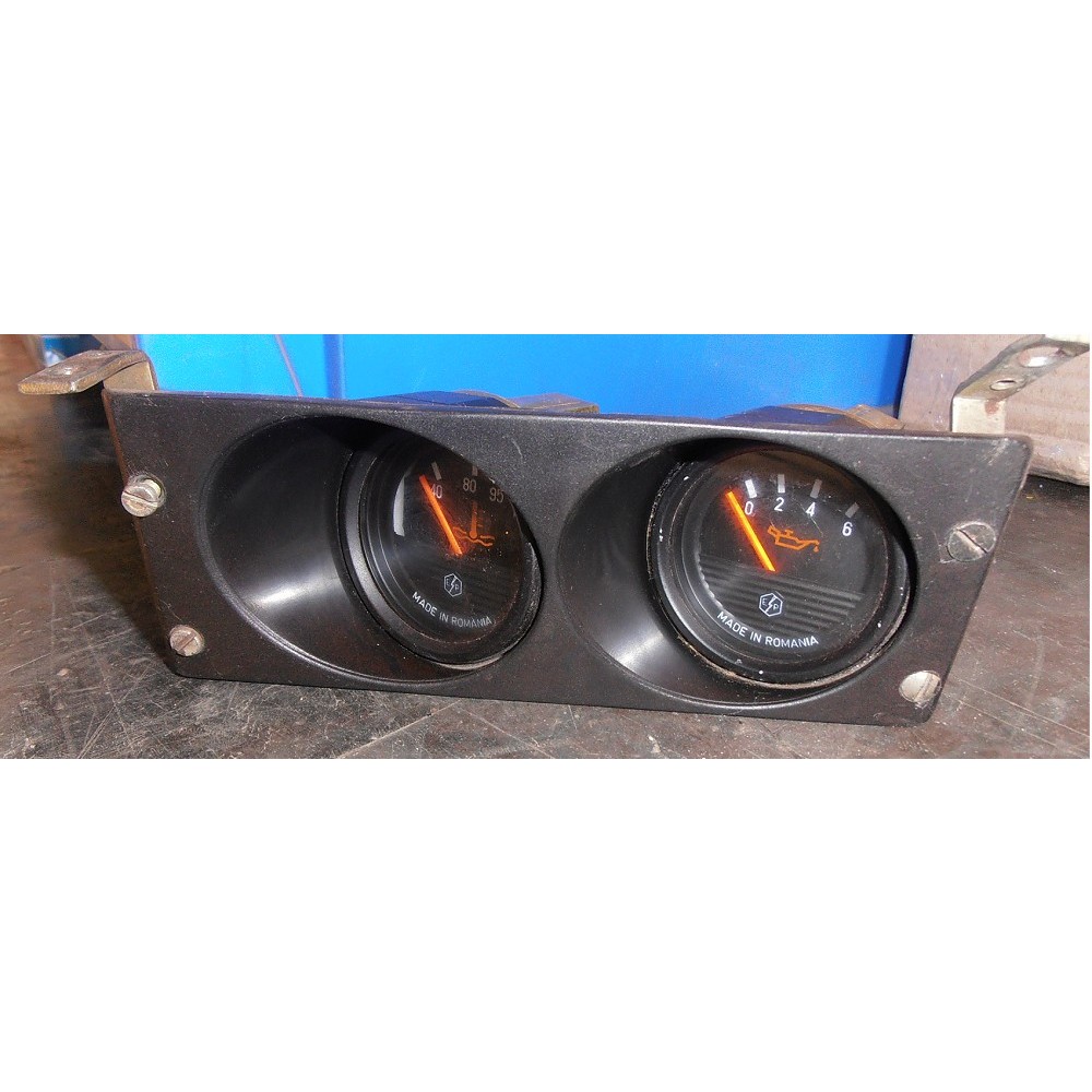 Ceas indicator presiune ulei / temperatura apa DACIA | arhiva Okazii.ro